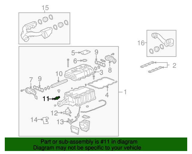25036751 - Air Cleaner Temperature Sensor 1985-2009 GM | AwesomeParts.com
