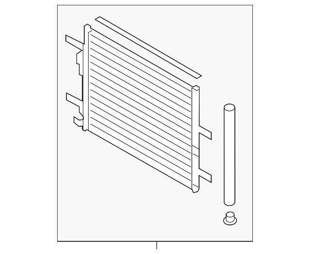 Genuine Condenser Assembly for 2019-2023 Hyundai Kona Electric | Part ...