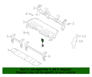 2020-2023 Land Rover Seat Frame Cap LR132204 | AutoNation Parts