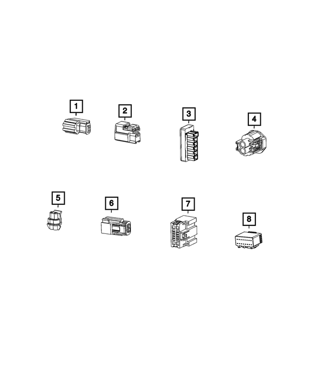 5183448AA - 2 Way Wiring Kit 2024 Ram | AutoNationParts.com
