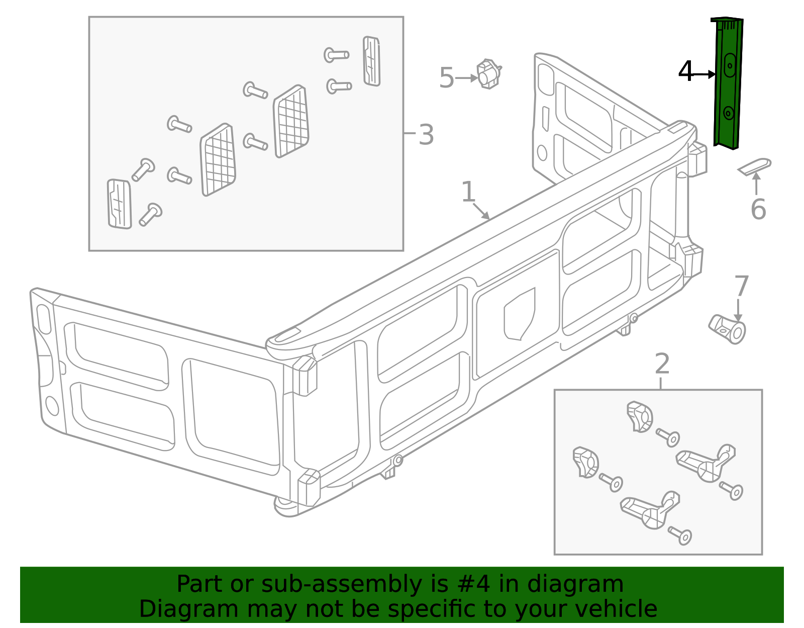 68045170AC - Carrier Plate Panel Right - 2009-2020 Mopar | Mopar Parts ...