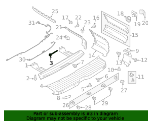 2015-2020 Ford Impact Bar Bolt W705235S442 | TascaParts.com