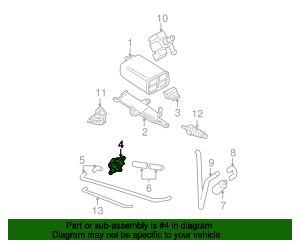 9486016 - Vapor Canister Purge Solenoid 1998-2009 Volvo ...