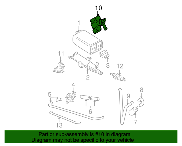 2001-2014 Volvo Shut-Off Valve 8653908 | TascaParts.com