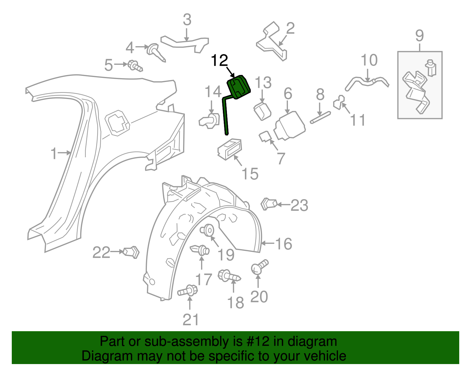 74480-TZ3-A00 - Adapter 2015-2020 Acura TLX | AutoNation Parts