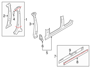 8K9-809-848-AA - Rocker Panel 2013-2016 Audi allroad | Audi OEM Parts