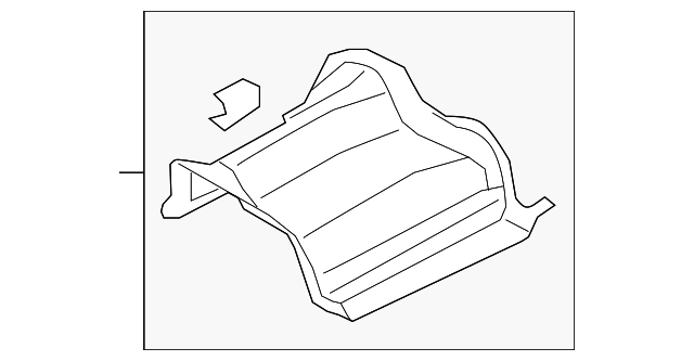 2015-2020 Nissan Rogue Tank Shield 17285-JY00A | TascaParts.com