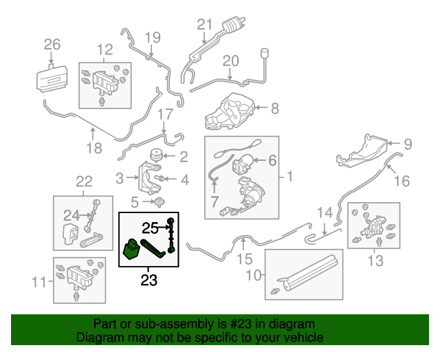 2005-2009 Land Rover Level Sensor LR020159 | OEM Parts Online