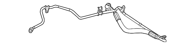 2003-2006 Mercedes-Benz Lower Press Hose 220-320-54-72 | MB OEM Parts