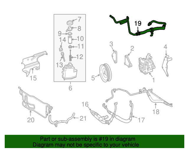 220-997-08-52 - Return Hose - 2003-2006 Mercedes-Benz | World Mercedes ...