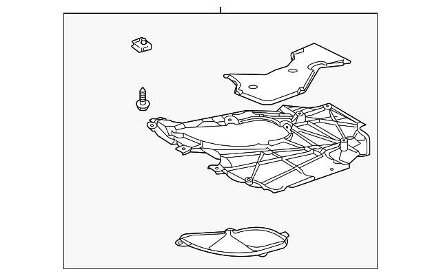 2020-2024 Toyota Engine Cover 51420-48040 | Toyota Parts Center