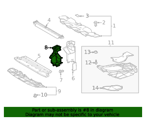 16562-24030 - Side Seal 2021-2024 Toyota Venza | Ourisman Toyota Parts