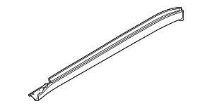 2010-2013 Porsche Panamera Rocker Molding 970-559-201-11-G2L | Sunset ...