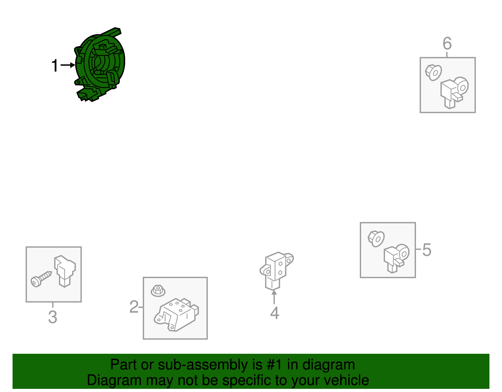 2014-2018 Land Rover Clock Spring LR084445 | OEM Parts Online