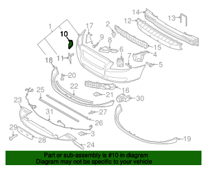 2007-2013 Volvo S80 Cap - Driver's Side (LH) 39870059 | TascaParts.com