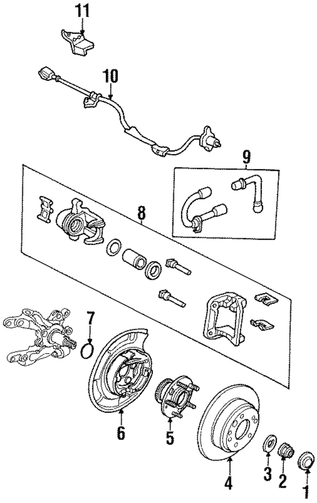 42200-SX0-951 - Hub & Bearing 1995-1997 Honda Odyssey | Honda Parts Online