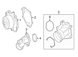 642-201-06-80 - Gasket 2007-2021 Mercedes-Benz | Mercedes-Benz USA Parts