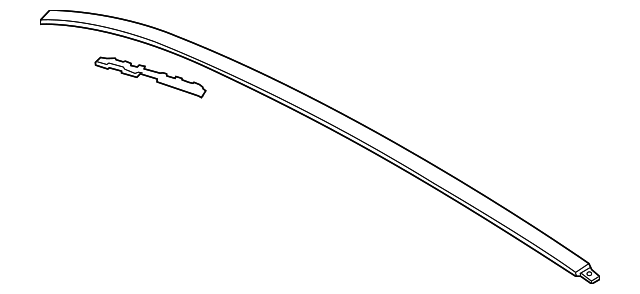 Genuine OEM Ford Part - Roof Molding LJ6Z-7850462-AC | Genuine OEM Ford ...