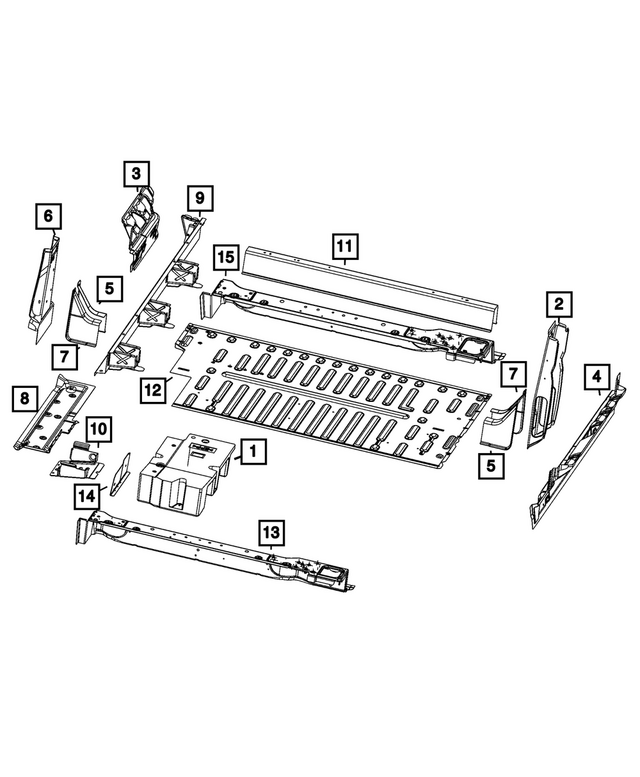 2024-2025 Ram Frame Side Rail 68590247AA | Mopar eStore