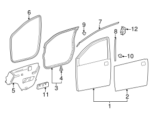 Toyota Door Weather-Strip Part# 6786208020 | Toyota Of Colorado Springs ...