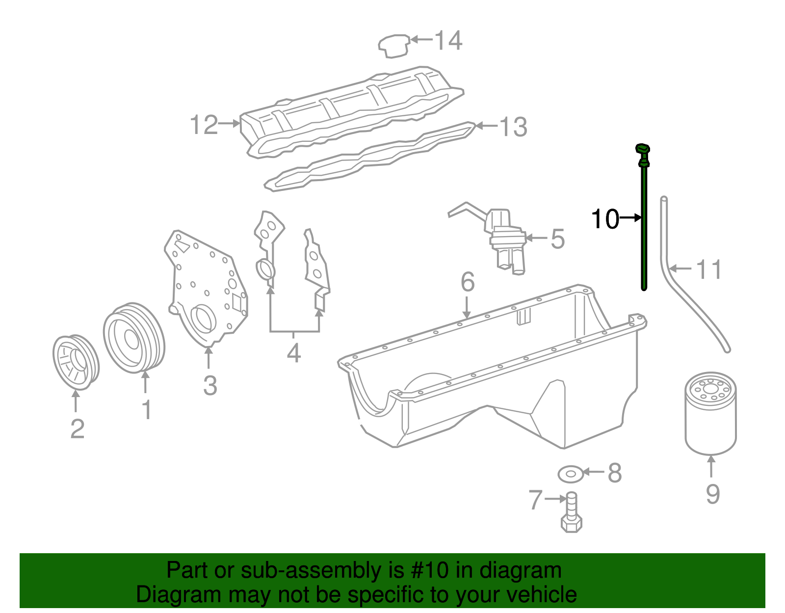 1995-2003 Ford 99-03 Ford F250 F350 F450 F550 Excursion 7.3L Diesel Oil ...