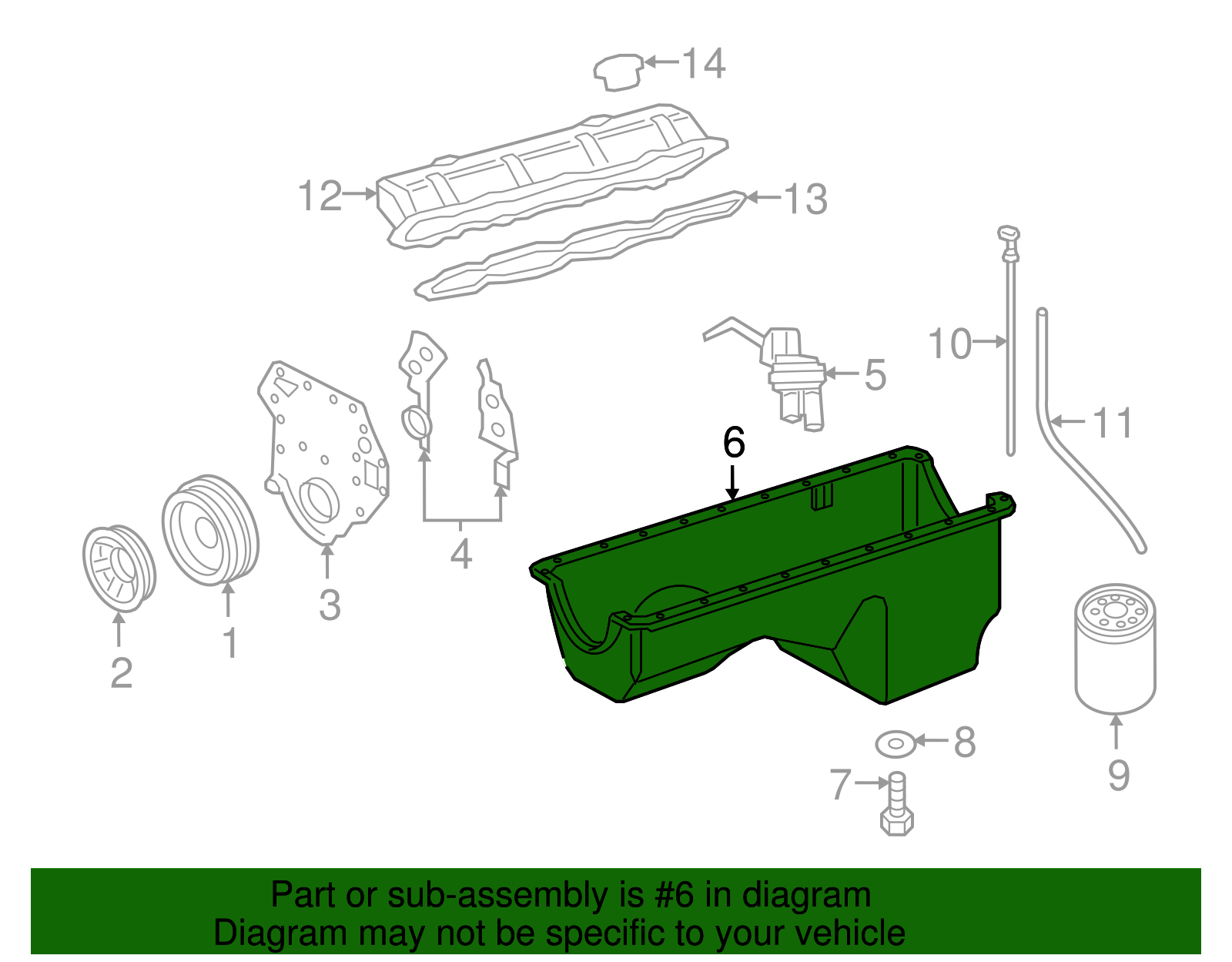 1997-2003 Ford Oil Pan YC3Z-6675-A | OEM Parts Online