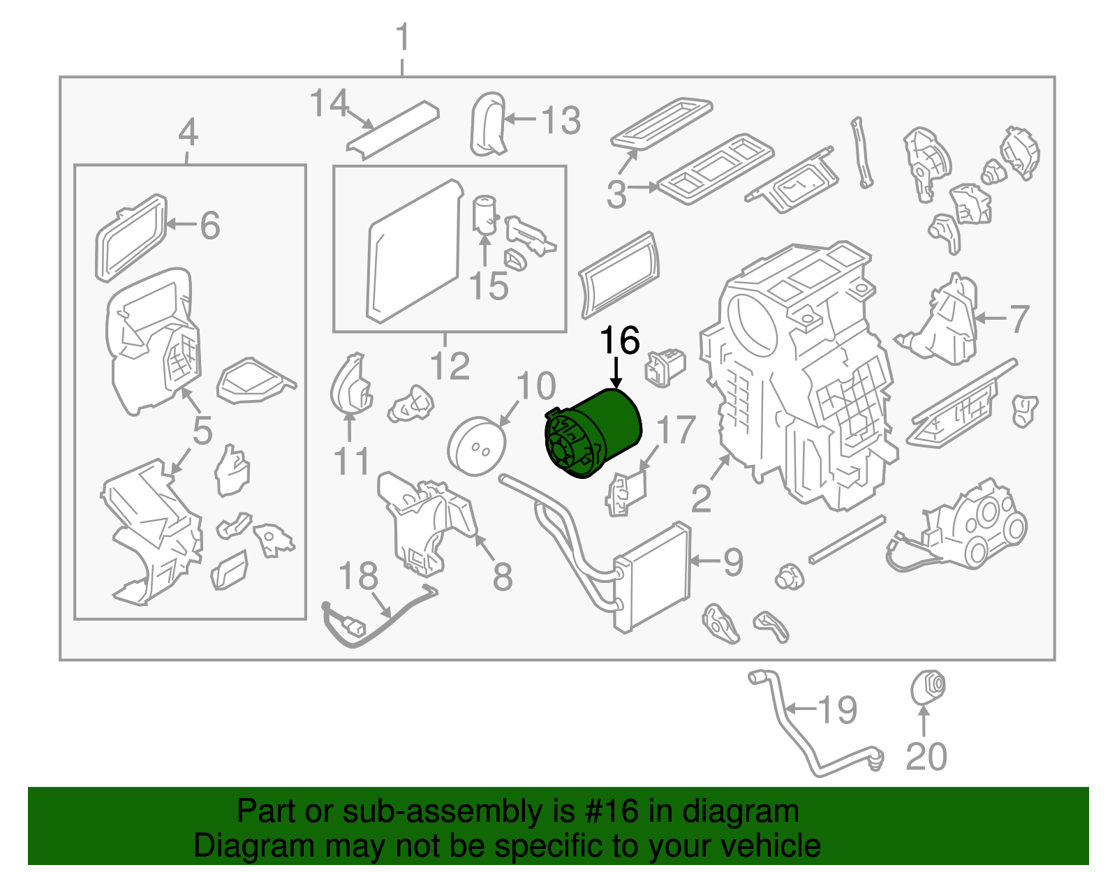 2012-2019 Nissan Blower Motor 27226-3AN0A | QuirkParts