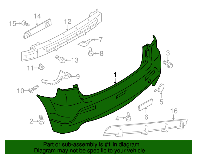6410C027 - Bumper Cover 2011-2012 Mitsubishi Outlander Sport ...