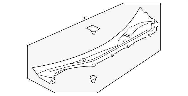 2013-2020 Subaru BRZ Cowl Grille 91419CA010 | Subaru Parts Plus