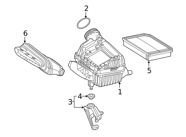 2019-2023 Mercedes-Benz Bracket 608-090-03-00 | MB OEM Parts