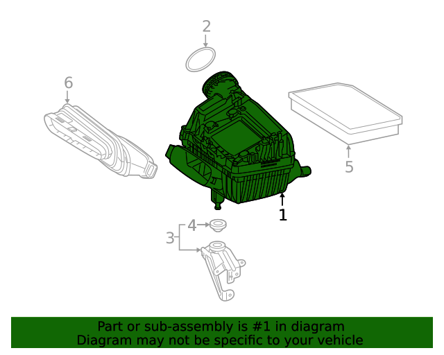 260-090-29-00 - Air Cleaner 2019-2023 Mercedes-Benz | Mercedes-Benz USA ...