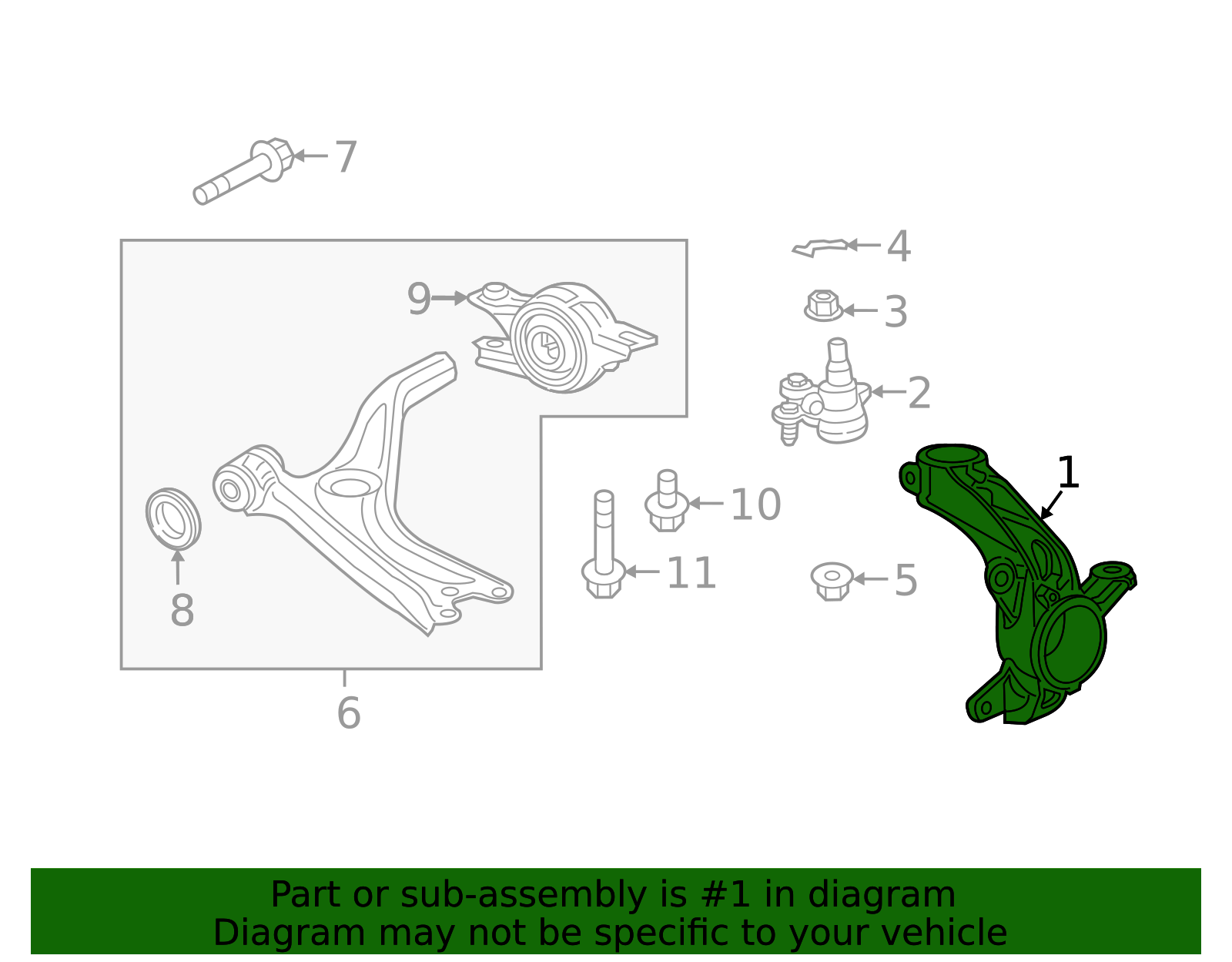 51211-T20-A01 - Knuckle 2016-2025 Honda | Honda Parts Online
