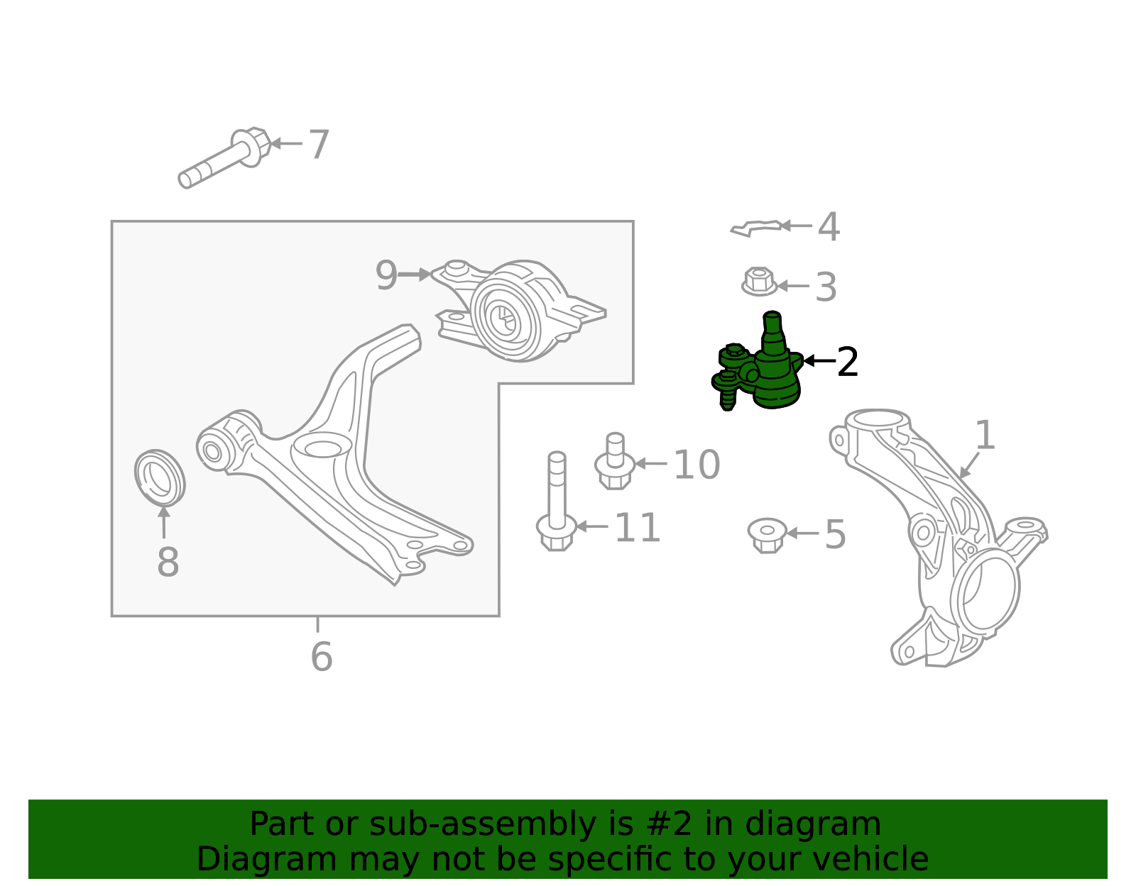 51220-TBA-A01 - Lower Ball Joint 2017-2022 Honda | Honda Parts Online
