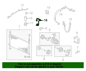 1999-2003 Acura AC Line 80331-S0K-A01 | OEM Parts Online