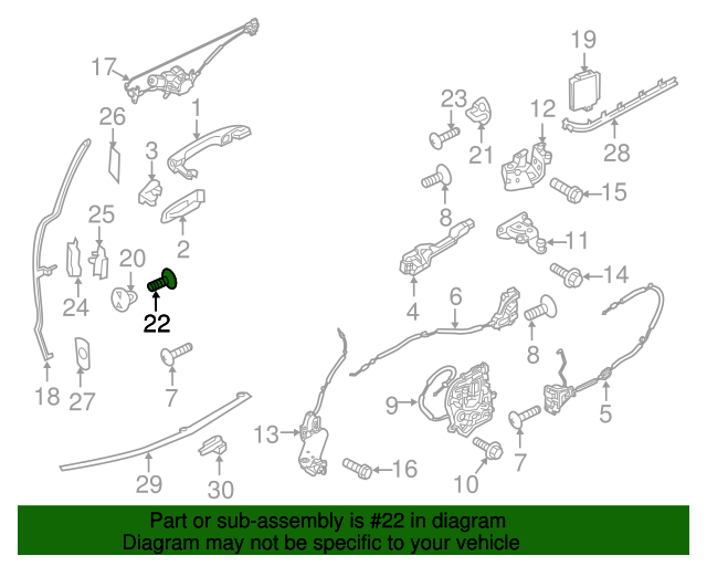81456-4D010 - Striker Bolt 2015-2024 Kia | Kia.Parts Store