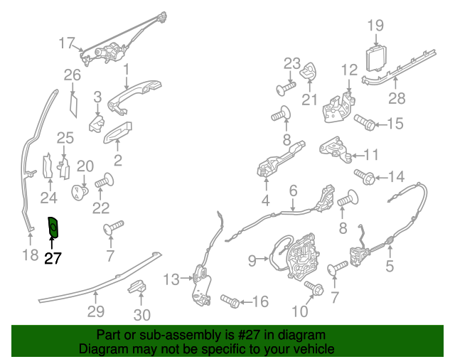 2015-2021 Kia Sedona OEM NEW 2015-20 Kia Sedona Left or Right Side ...