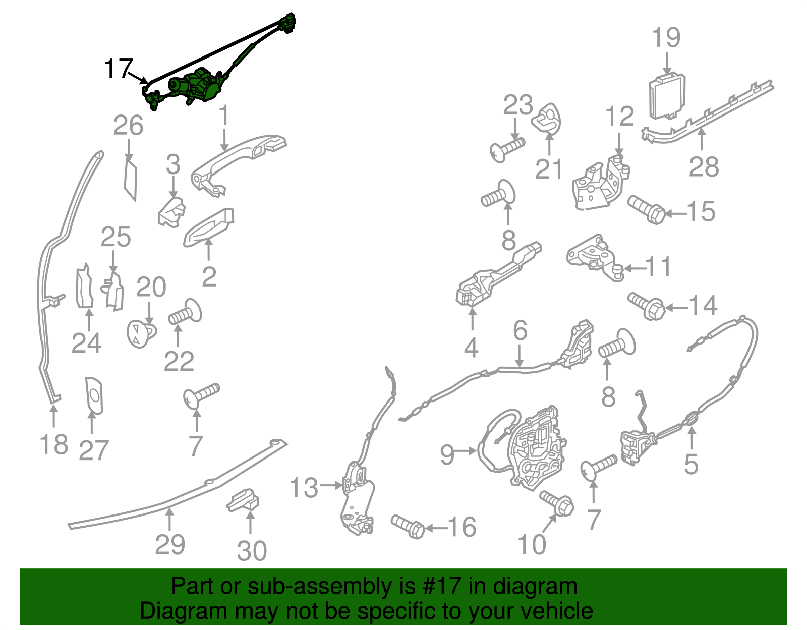 83820-A9000 - Opener Assembly 2015-2021 Kia Sedona | Kia.Parts Store