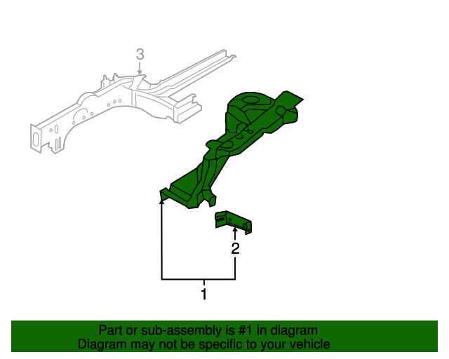 64502-4U000 - Apron Assembly 2011-2013 Kia Optima | Kia.Parts Store