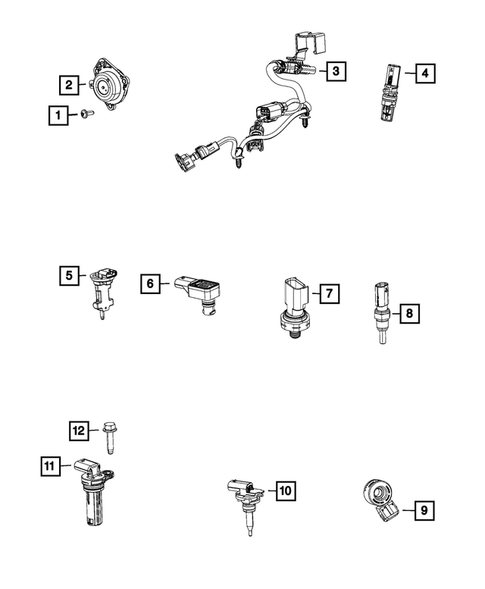 Sensors for 2017 Jeep Grand Cherokee | Mopar eStore