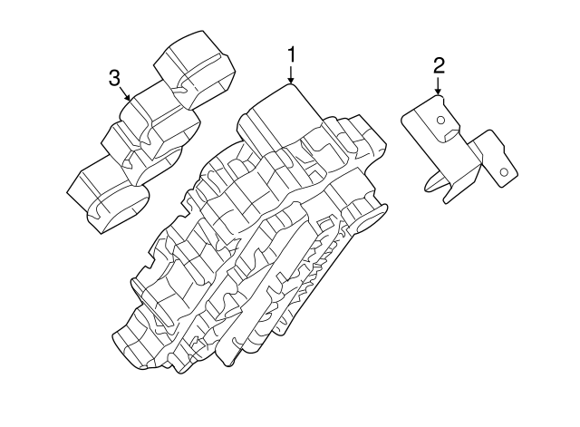 2015-2020 Nissan Murano Junction Block 24350-5AA0B | TascaParts.com