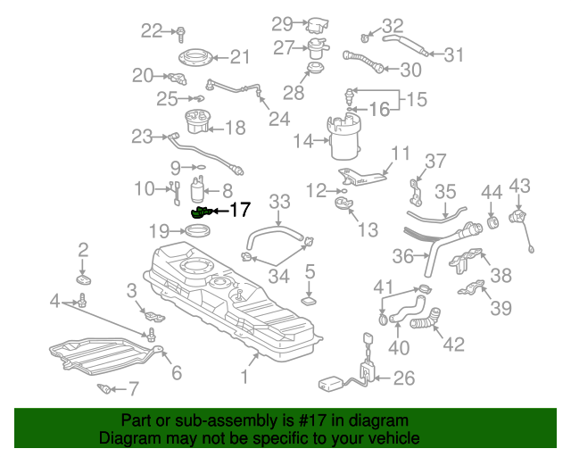2000-2005 Toyota Support 77175-52020 | Toyota Parts Center