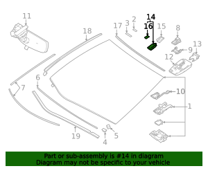 89941-30040 - Rain Sensor - 2021-2022 Toyota | OEM Genuine Toyota Parts