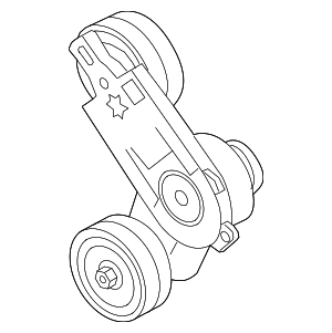 2019-2024 Audi Accessory Drive Belt Tensioner Assembly 06M-903-133-AC ...