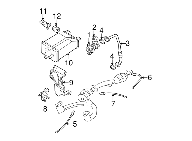 2001-2004 Subaru Outback Oxygen Sensor 22641AA03C | Subaru Parts Store