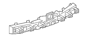 84684189 - Rear Bumper Fascia Energy Absorber 2020-2023 Cadillac XT6 ...