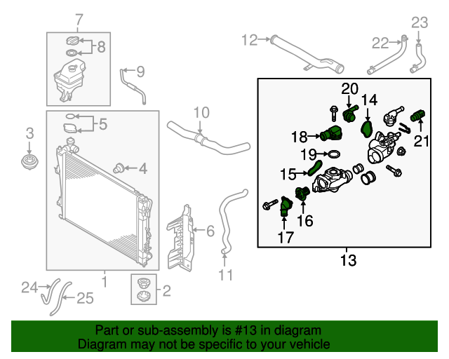 25600-3L350 - Control Assembly 2017-2023 Kia | Kia.Parts Store