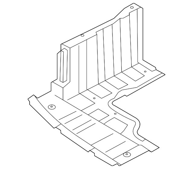 2012-2013 Kia Rio Under Cover - Passenger Side (RH) 29120-1W000 ...
