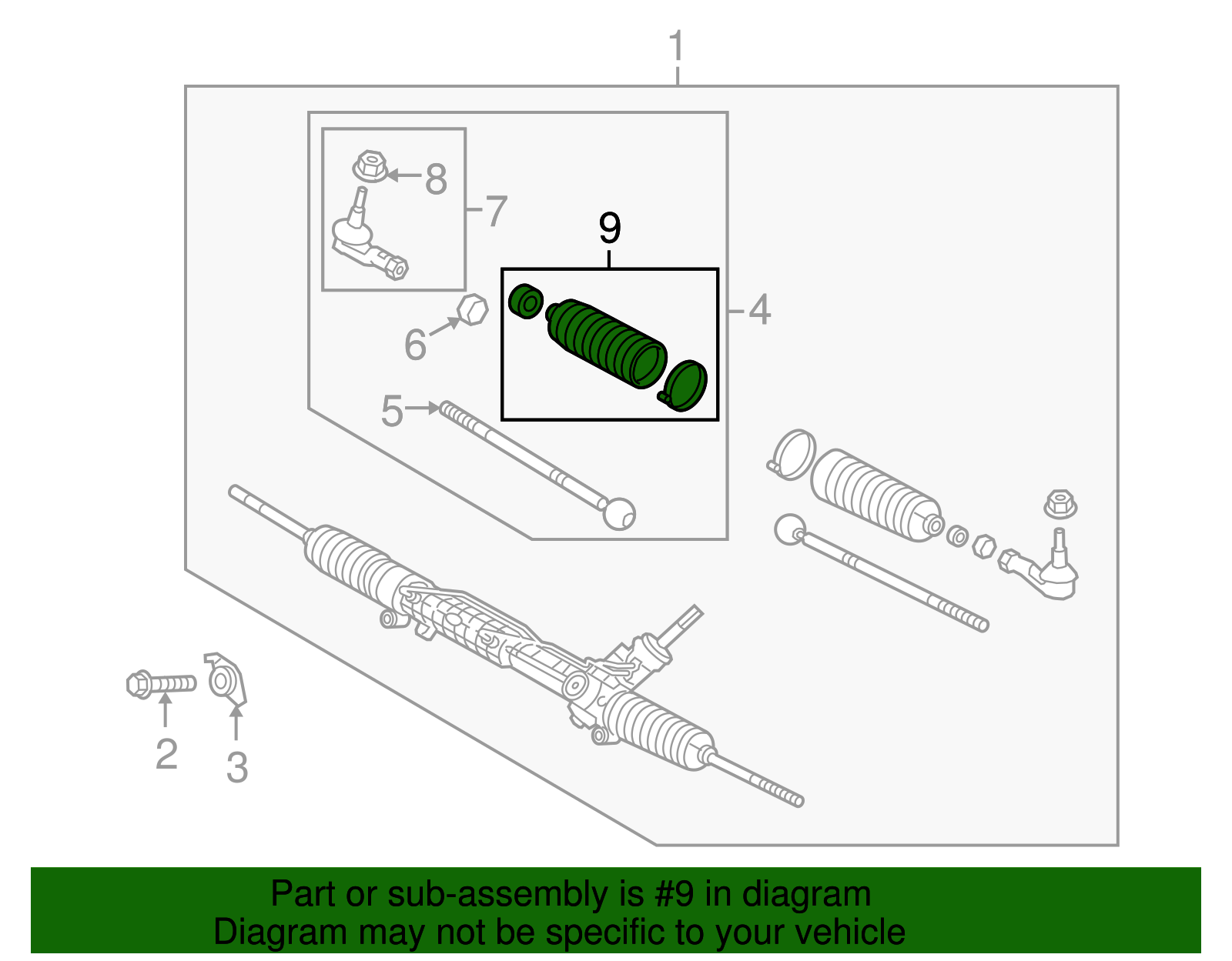 2005-2016 Land Rover Boot Kit QFW500010 | JaguarParts.com