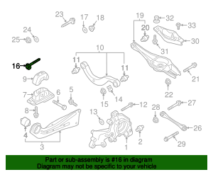 2006-2024 Audi Upper Control Arm Adjust Bolt WHT-000-227 | OEM Vehicle ...