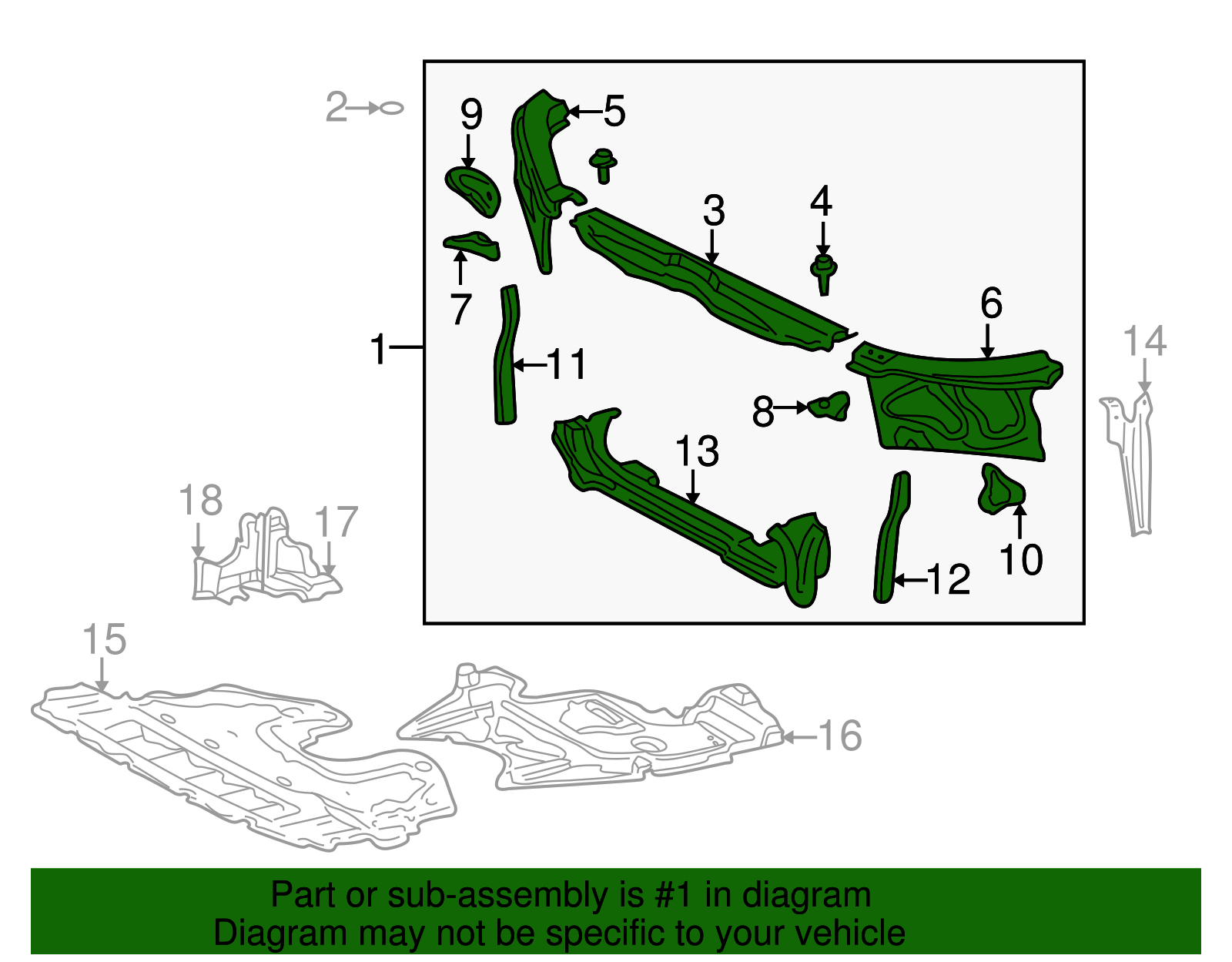 53201-53090 - Support Assembly 2002-2005 Lexus IS300 | Lexus of Stevens ...